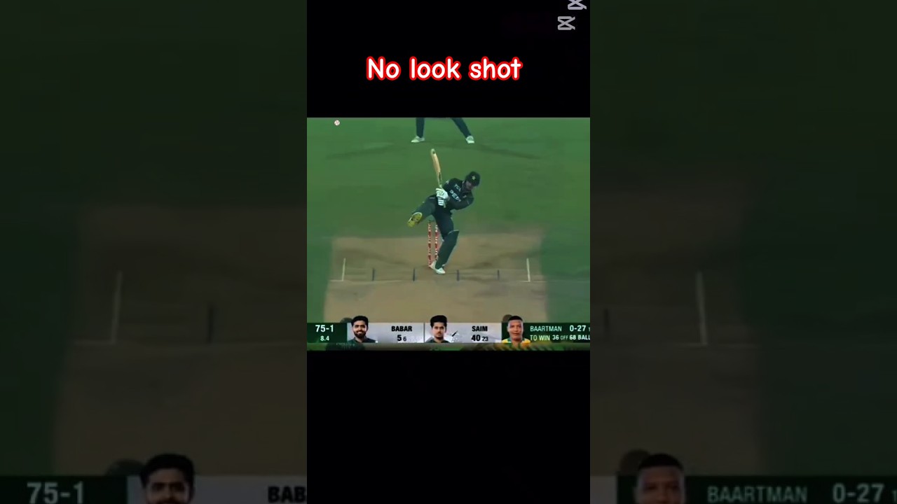 No look shot #cricket #cricketfan #unfrez #cricketlover - YouTube