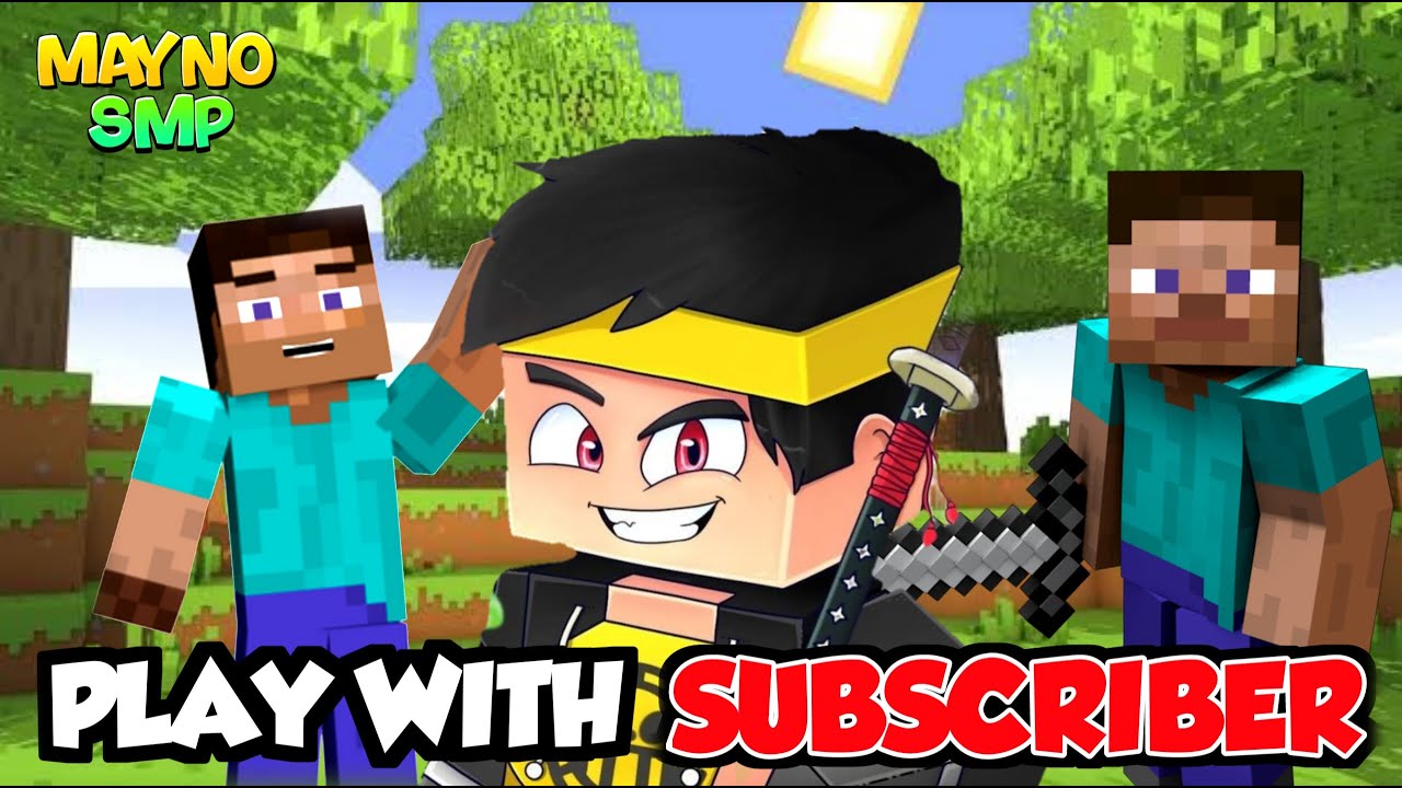 MINECRAFT PLAYING IN MAYNO SMP- MAYNO GAMING LIVE - YouTube