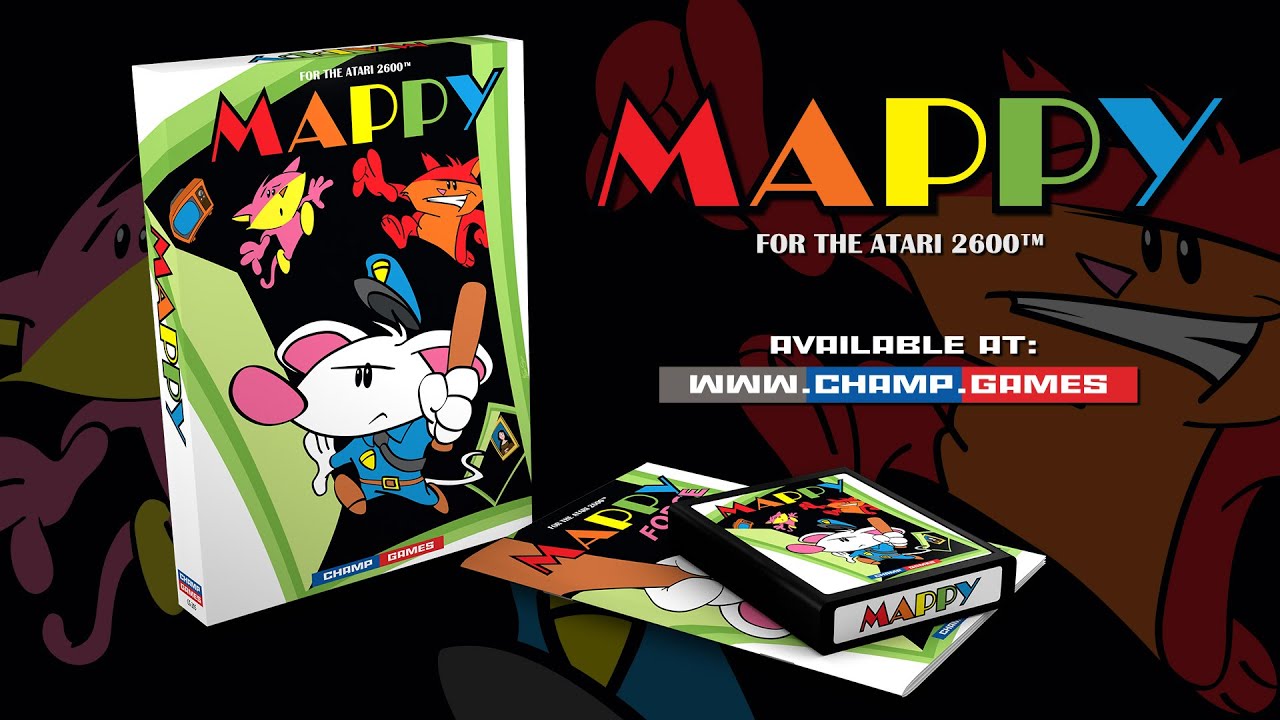 Mappy for the Atari 2600 – Champ Games - YouTube