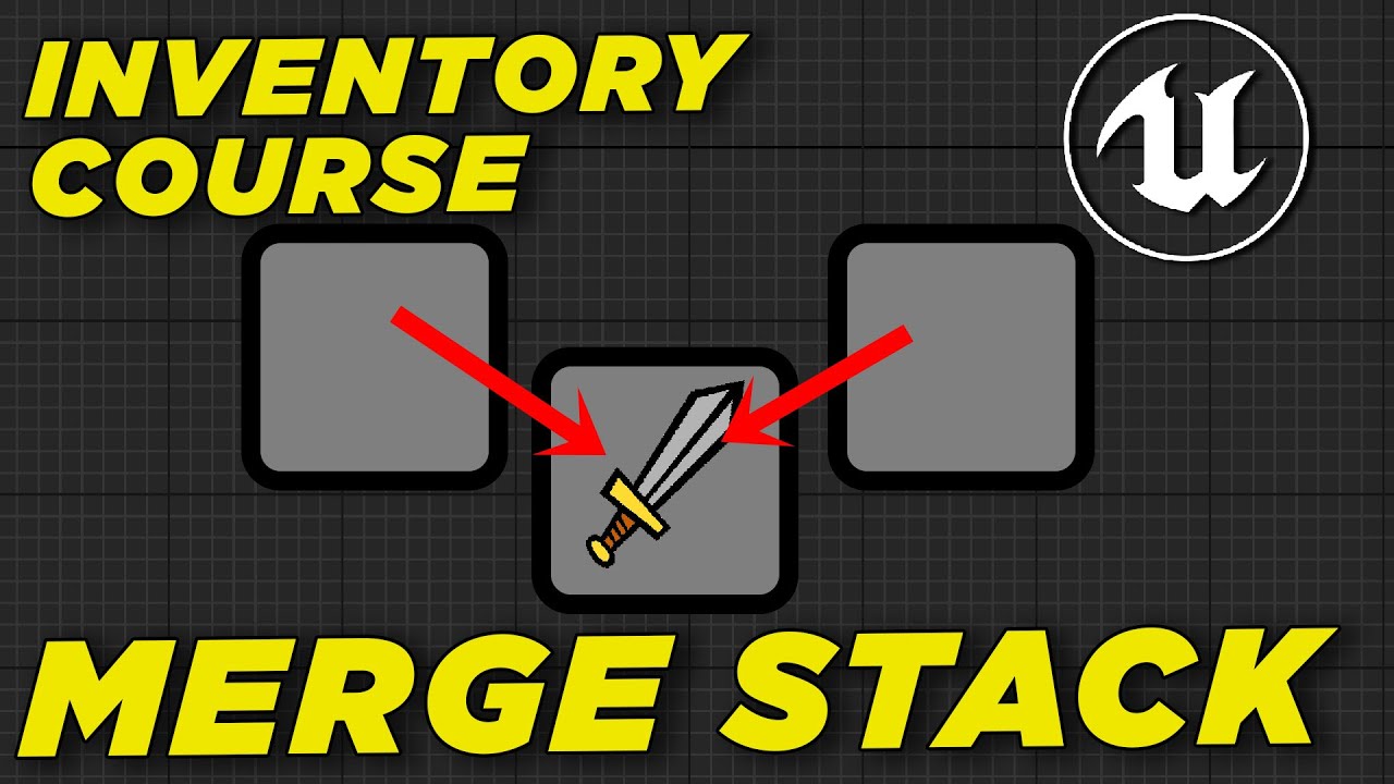 Unreal Inventory System Course - #8 merge stacks - YouTube