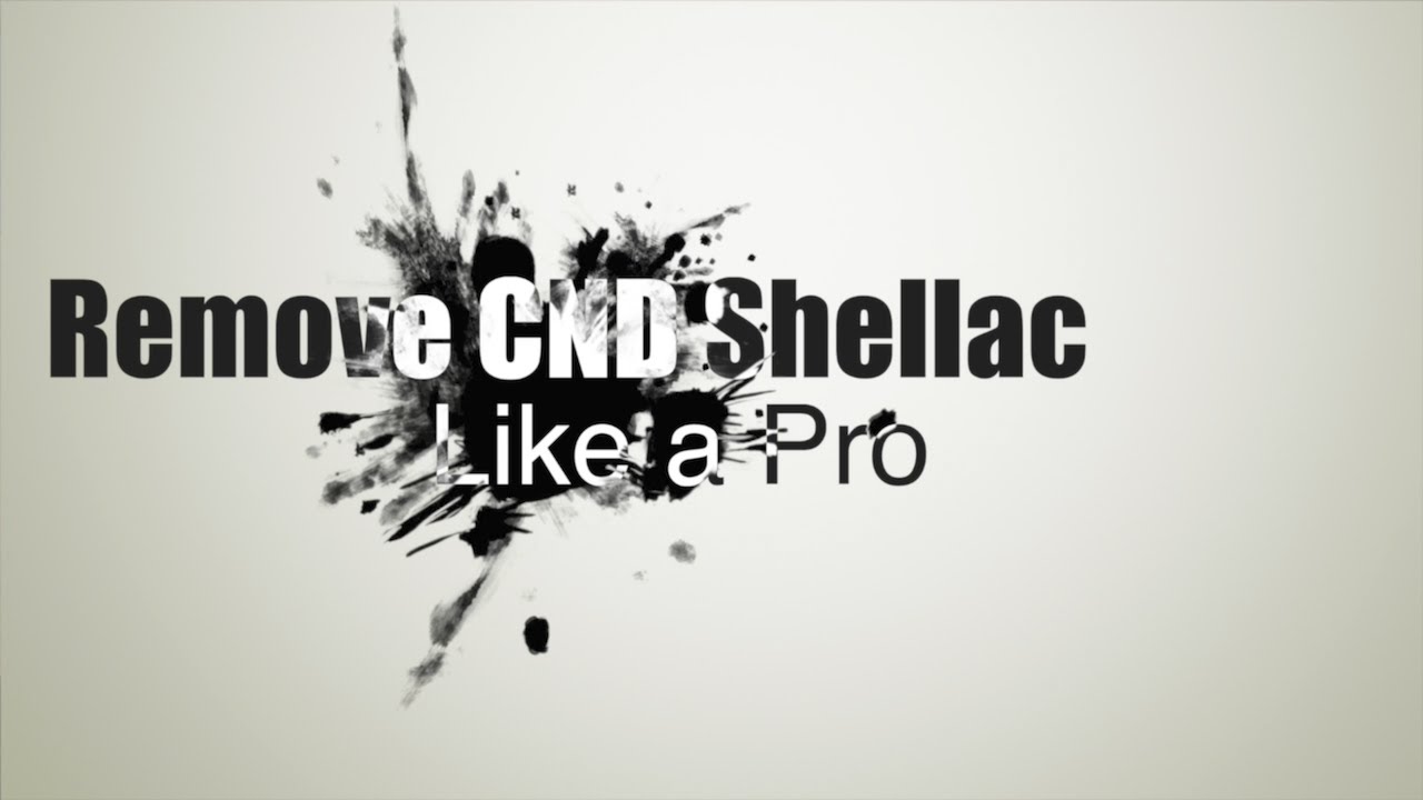 Remove CND Shellac Like a Pro | Best Shellac Tutorial - YouTube