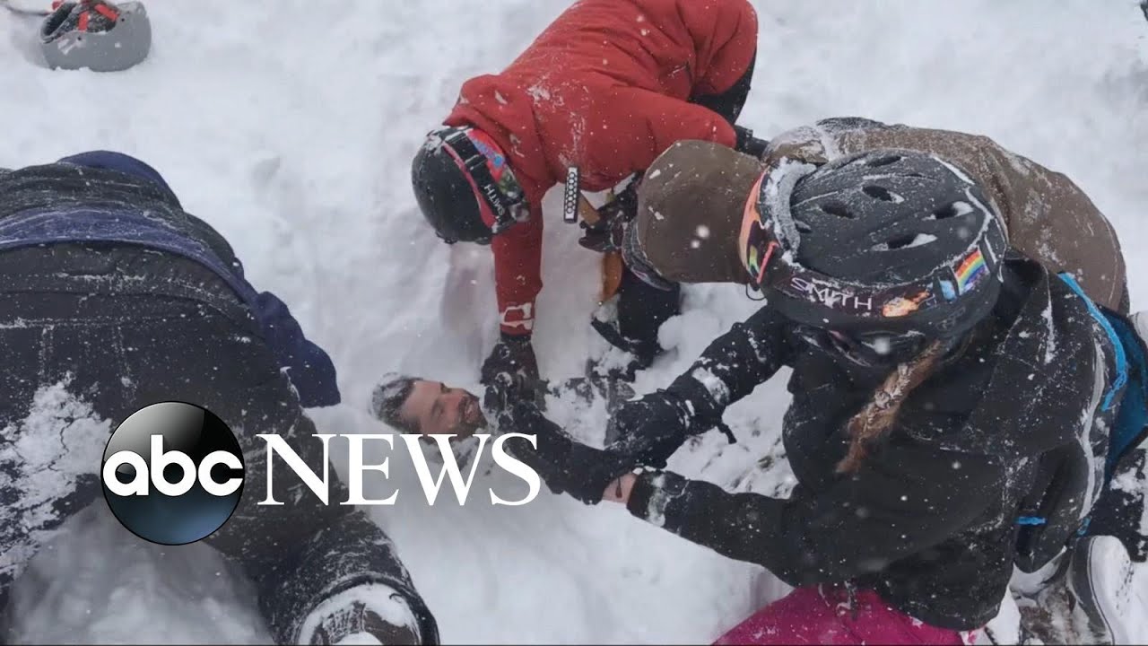 Man rescued from avalanche that buried him under snow for 6 minutes ...