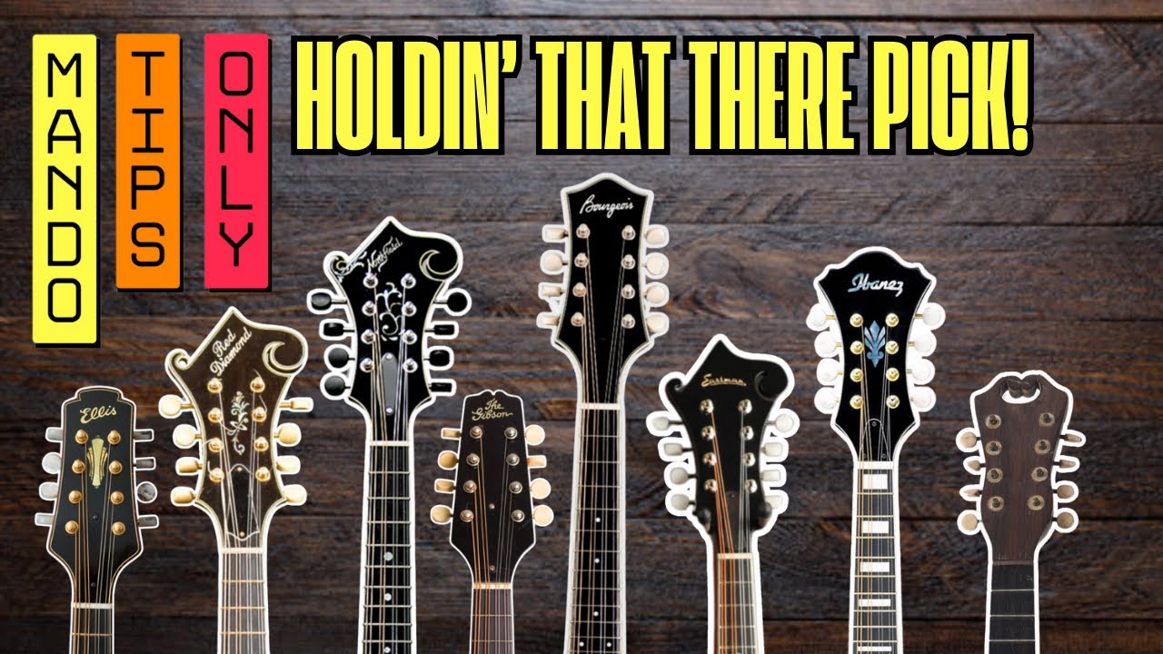 How do you hold a mandolin pick?! - YouTube