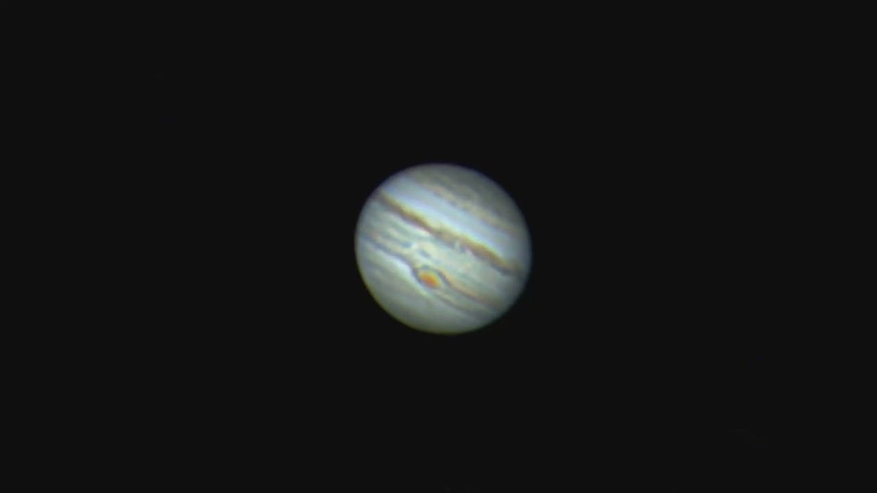 The rotation of Jupiter from the early morning of the 20th of August ...
