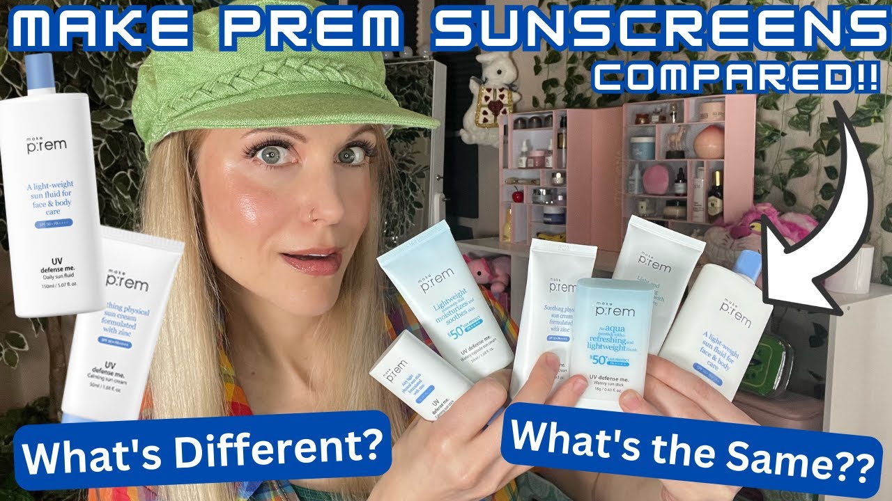Make Prem Sunscreen Comparisons! Which One is For You? - YouTube