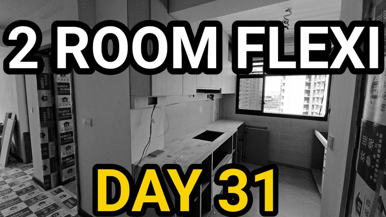 Kitchen Renovation Day 31 | 2 Room Flexi BTO | Tengah - YouTube