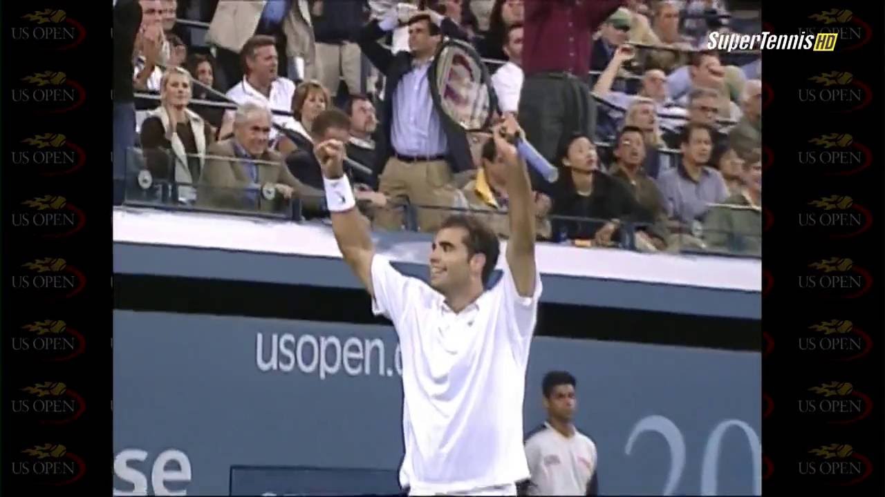 Sampras - Agassi US Open 2001 quarterfinal - YouTube