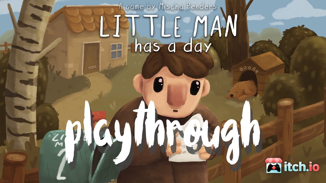 Little Man Has a Day , Free Mini Adventure Game on #itchio #freegames # ...
