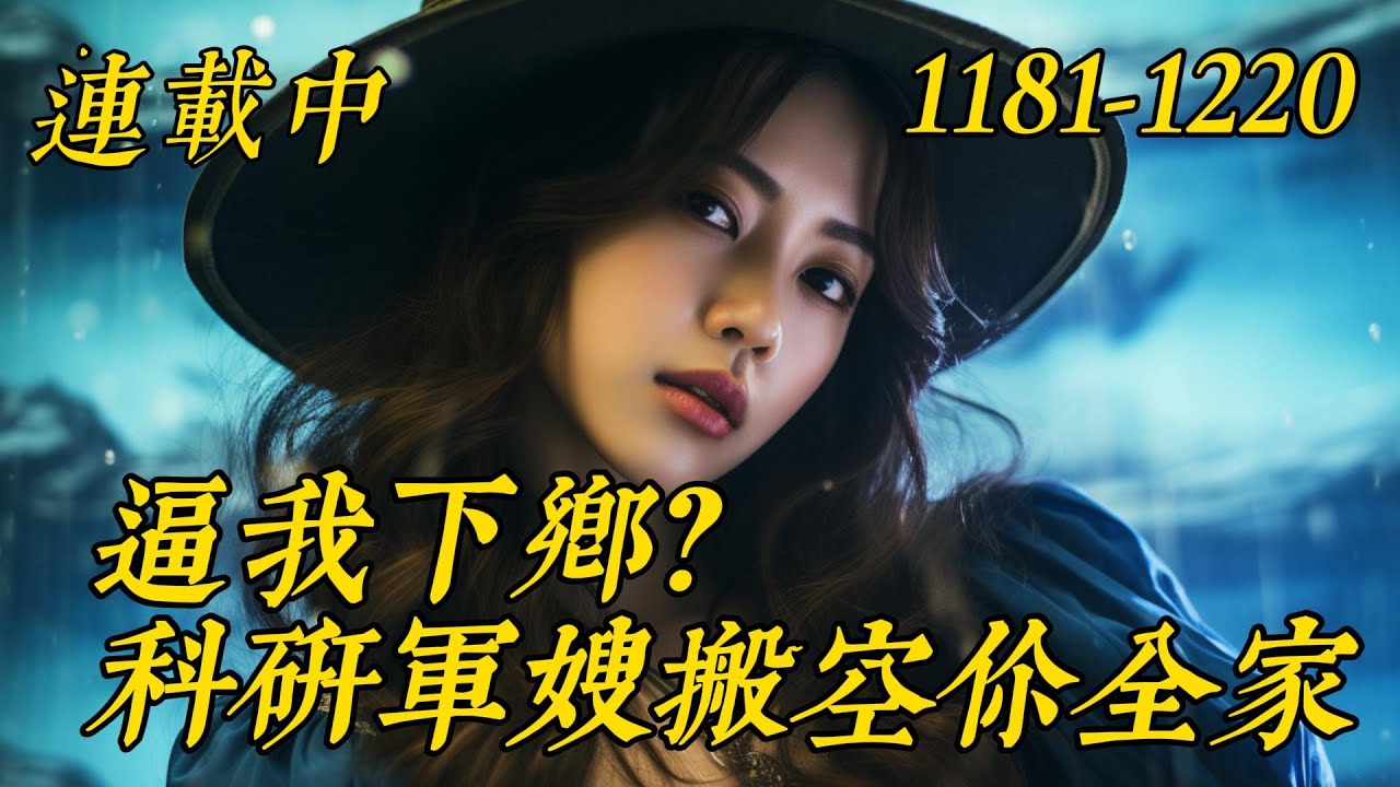 连载中《逼我下乡?科研军嫂搬空你全家》1181 1220:雷空双系异能大佬夏黎刚结束末世,成为执掌新世界天眼系统的开国将军准备好好养老,只是小憩一下就穿了。 Youtube