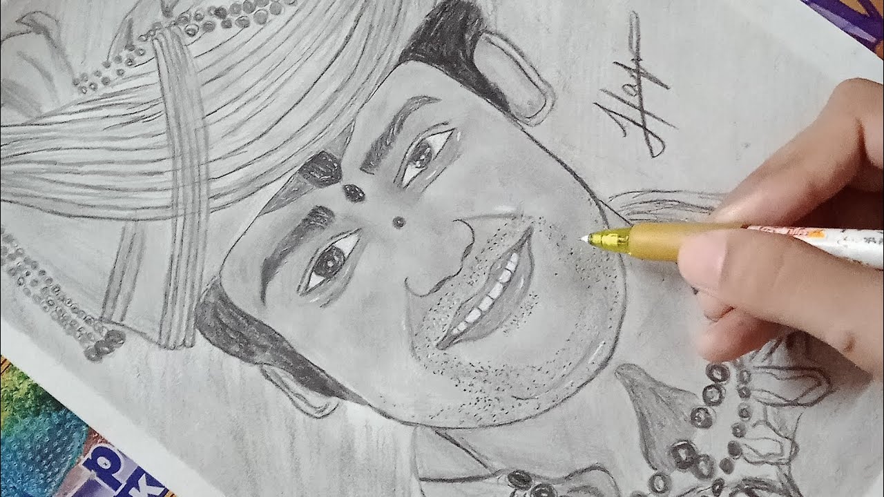 Bageshwar dham sarkar drawing complete drawing video /Dynamic hari ...