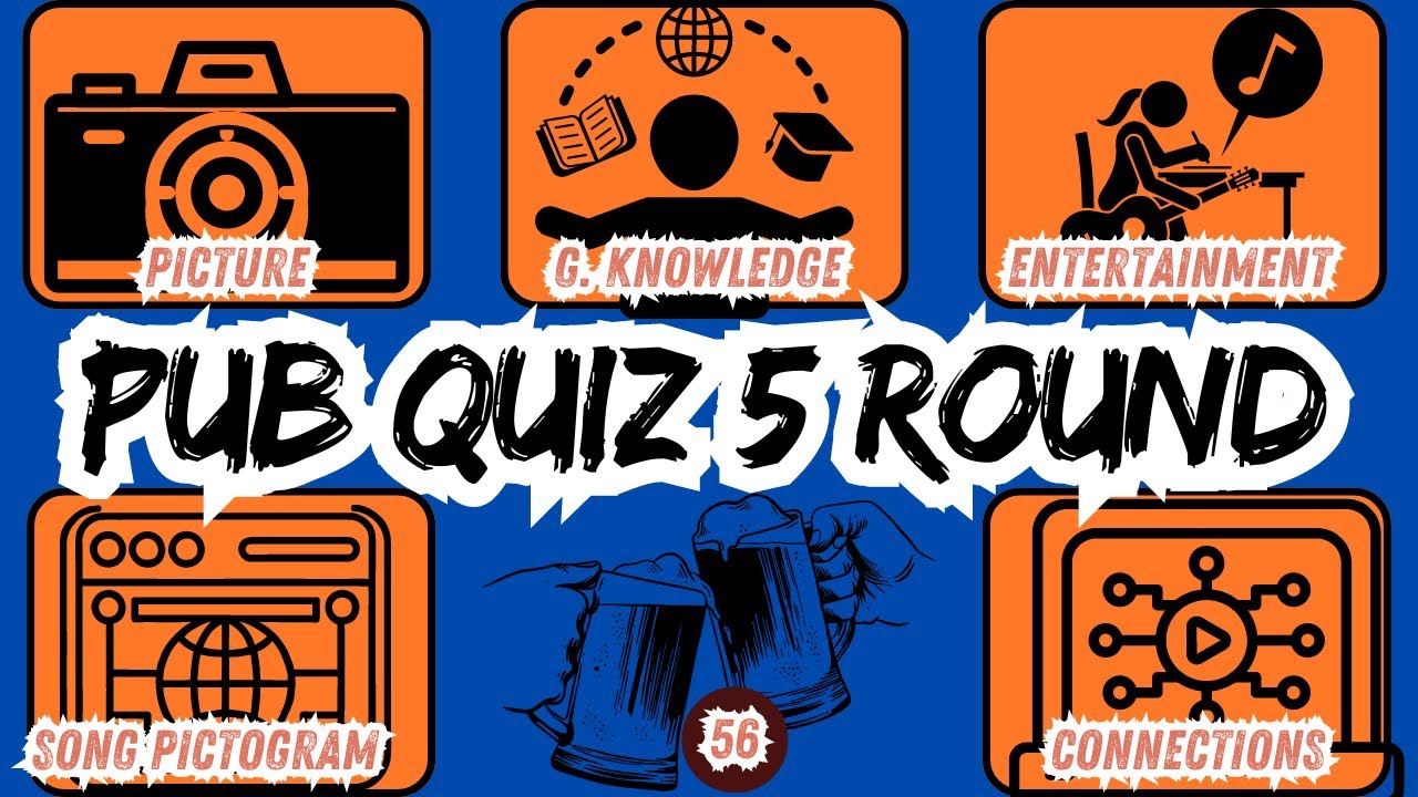 Pub Quiz 5 Round: Test Your Knowledge! Picture, General Knowledge ...