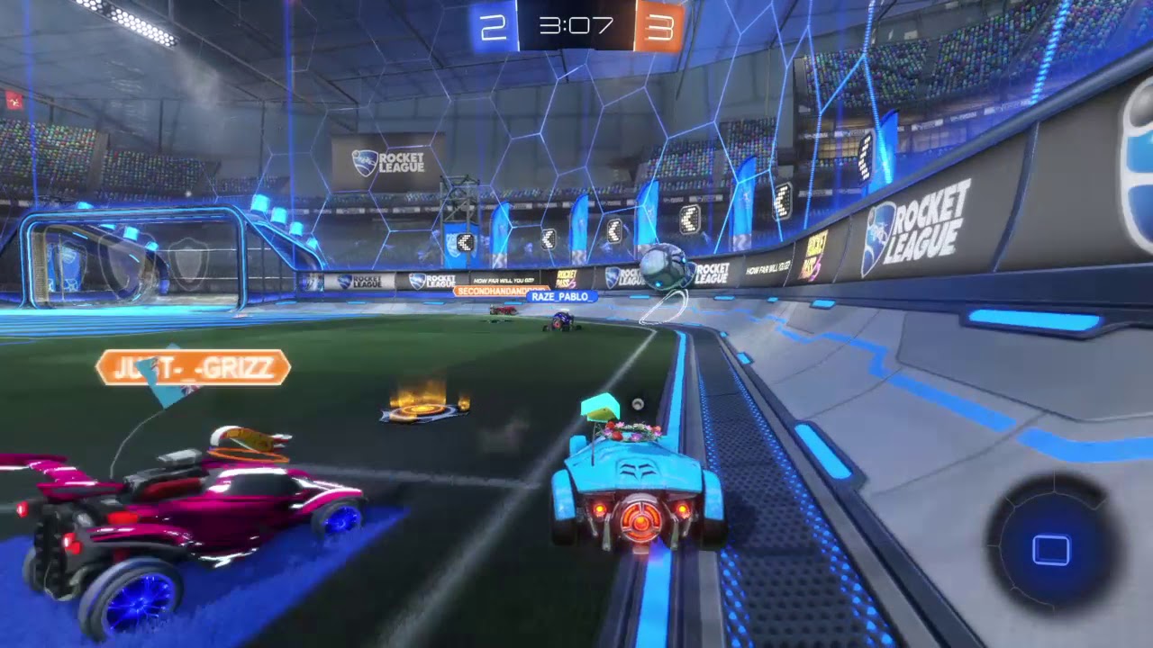 Win in the rocket league - YouTube