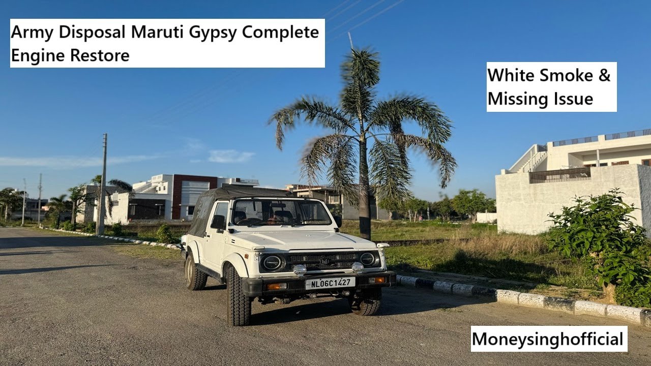 Maruti Gypsy Engine Rebuild | Gypsy King 1.3 Engine Restoration ...