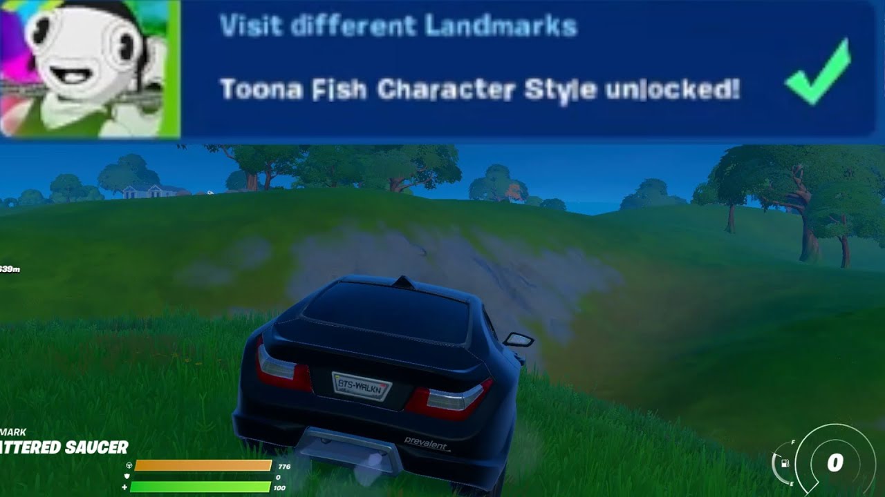 Visit different landmarks - Fortnite - YouTube