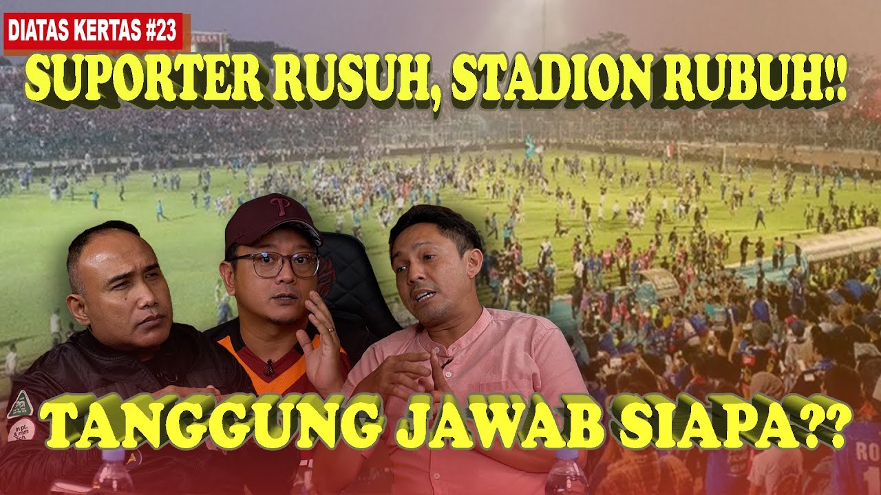 SUPORTER SEPAKBOLA INDONESIA KEMBALI RUSUH! BANYAK KORBAN JIWA, MAU ...