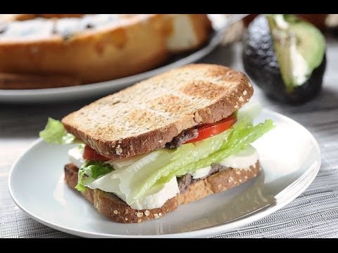 Sándwich de frijol y queso - Bean and cheese sandwich - Recetas de ...