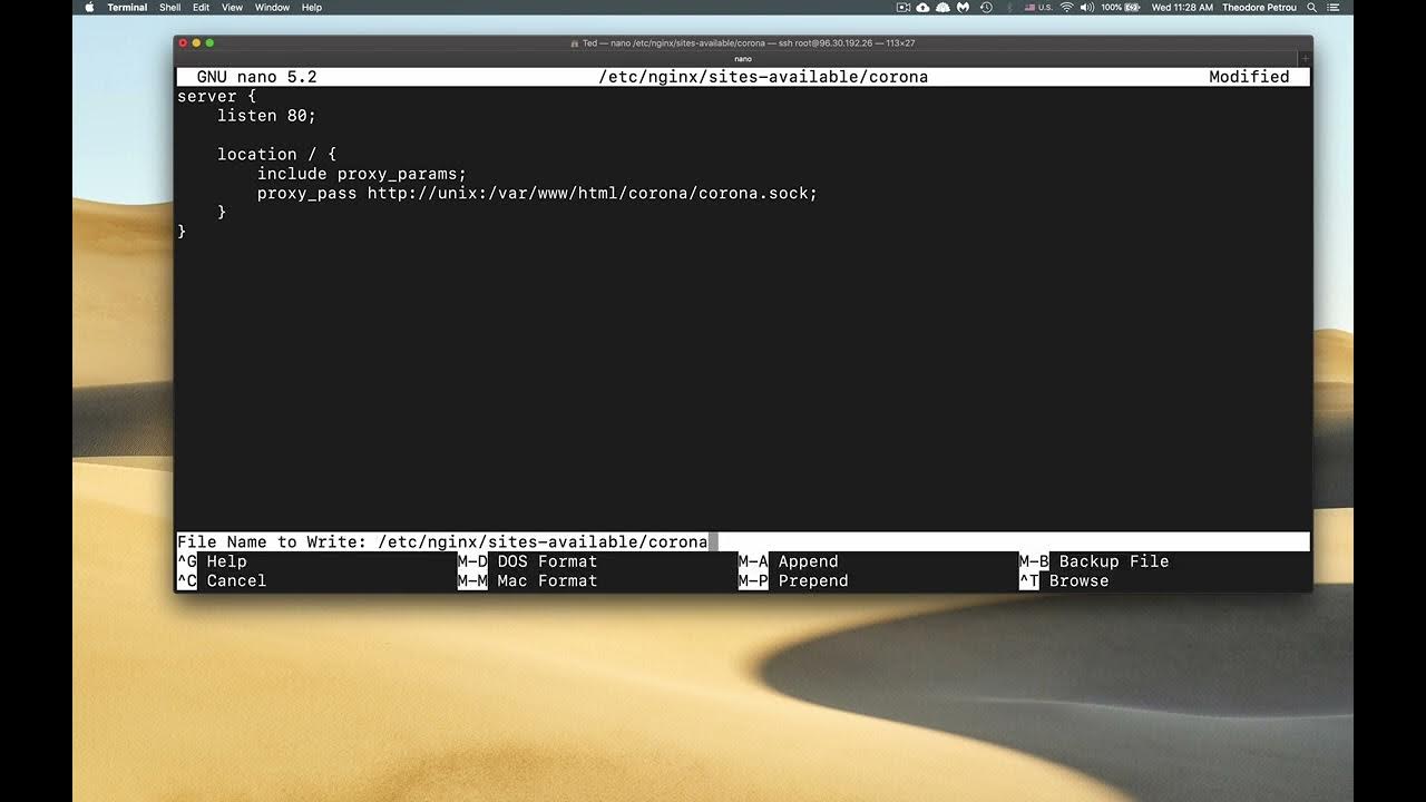 29 Configure NginX to Communicate with Gunicorn - YouTube
