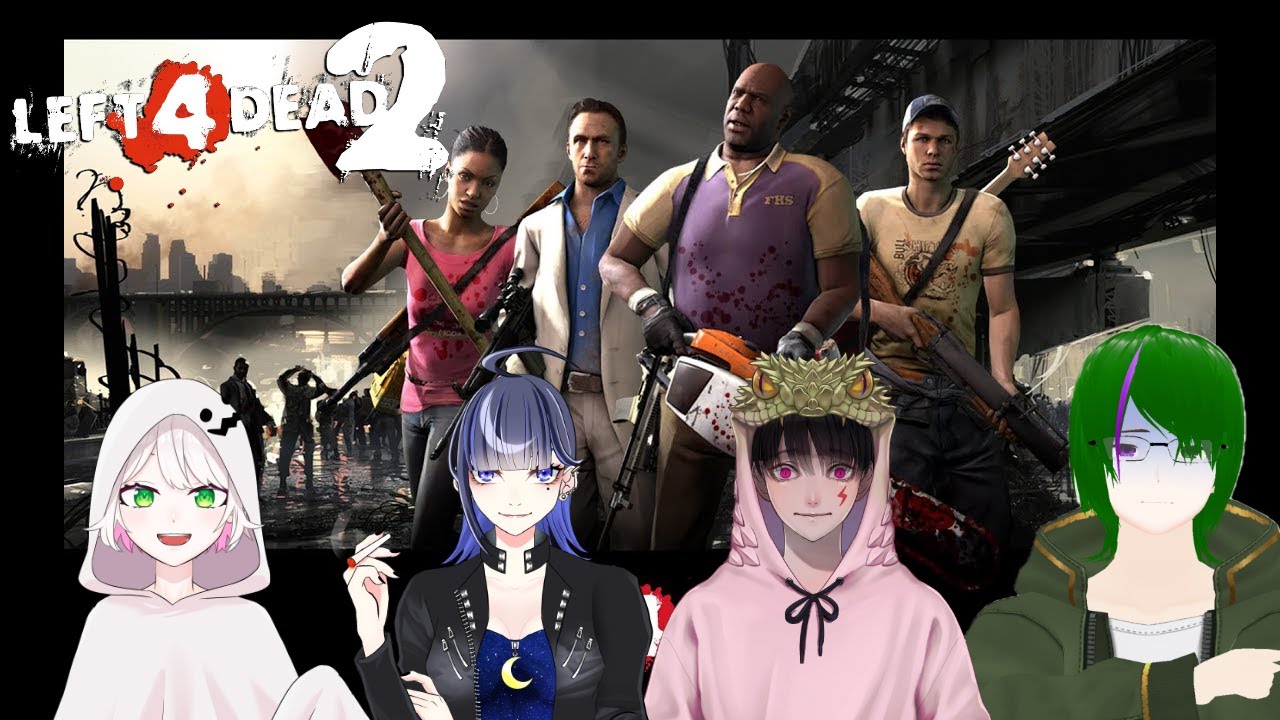 【L4D2 コラボ】久々のL4D2だ…！【道端クローバー】 - YouTube