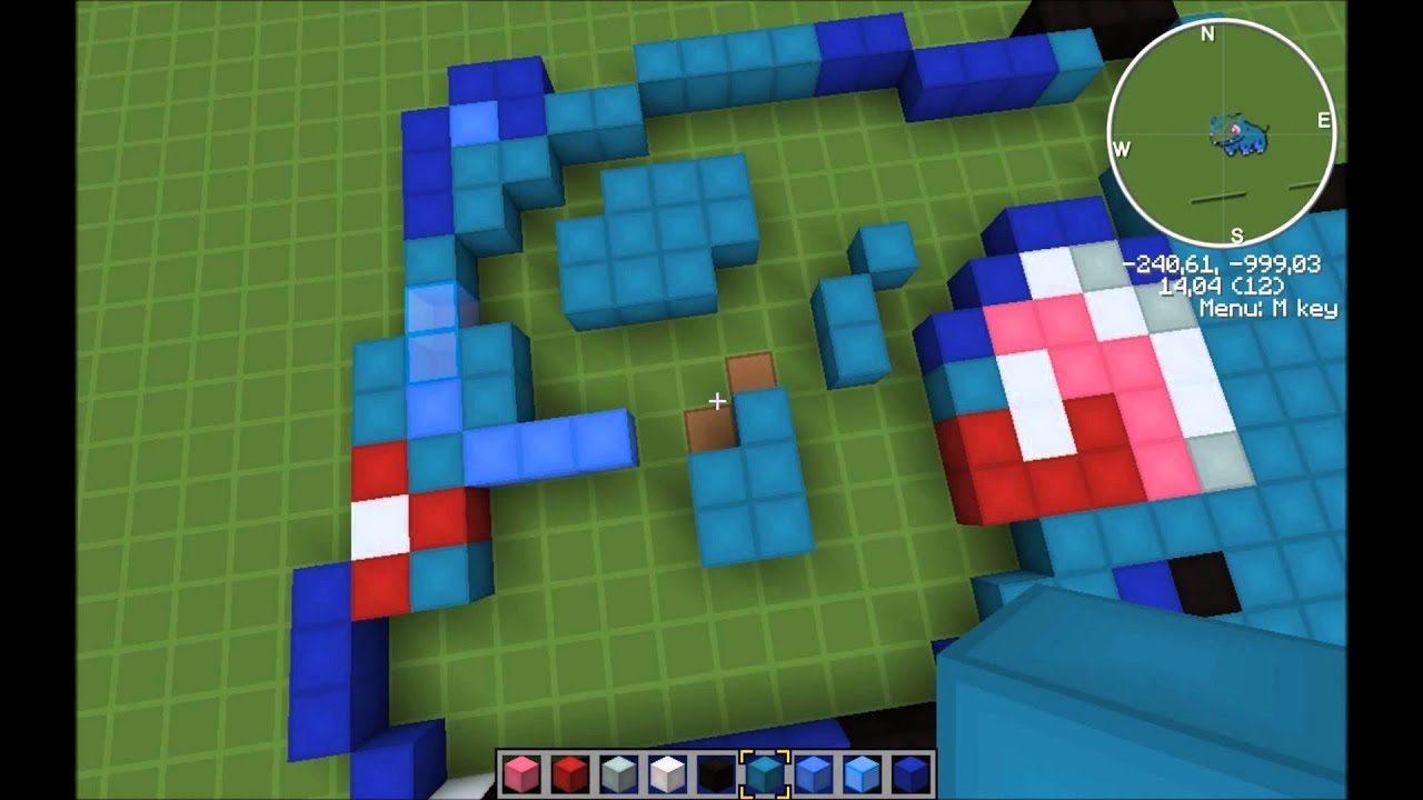 Minecraft Speed art 3# | Bulbasaur Sprite - YouTube