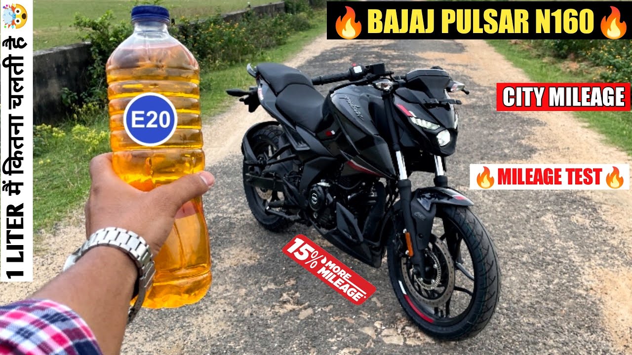 Finally New Bajaj Pulsar N160 City Mileage Test 😘🔥 || Eco Mode (40-60 ...
