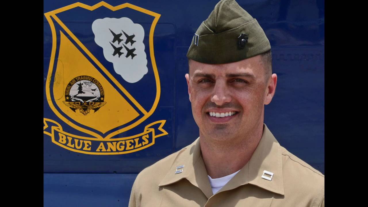 Blue Angels pilot Capt. Jeff Kuss talks about inspiring others - YouTube