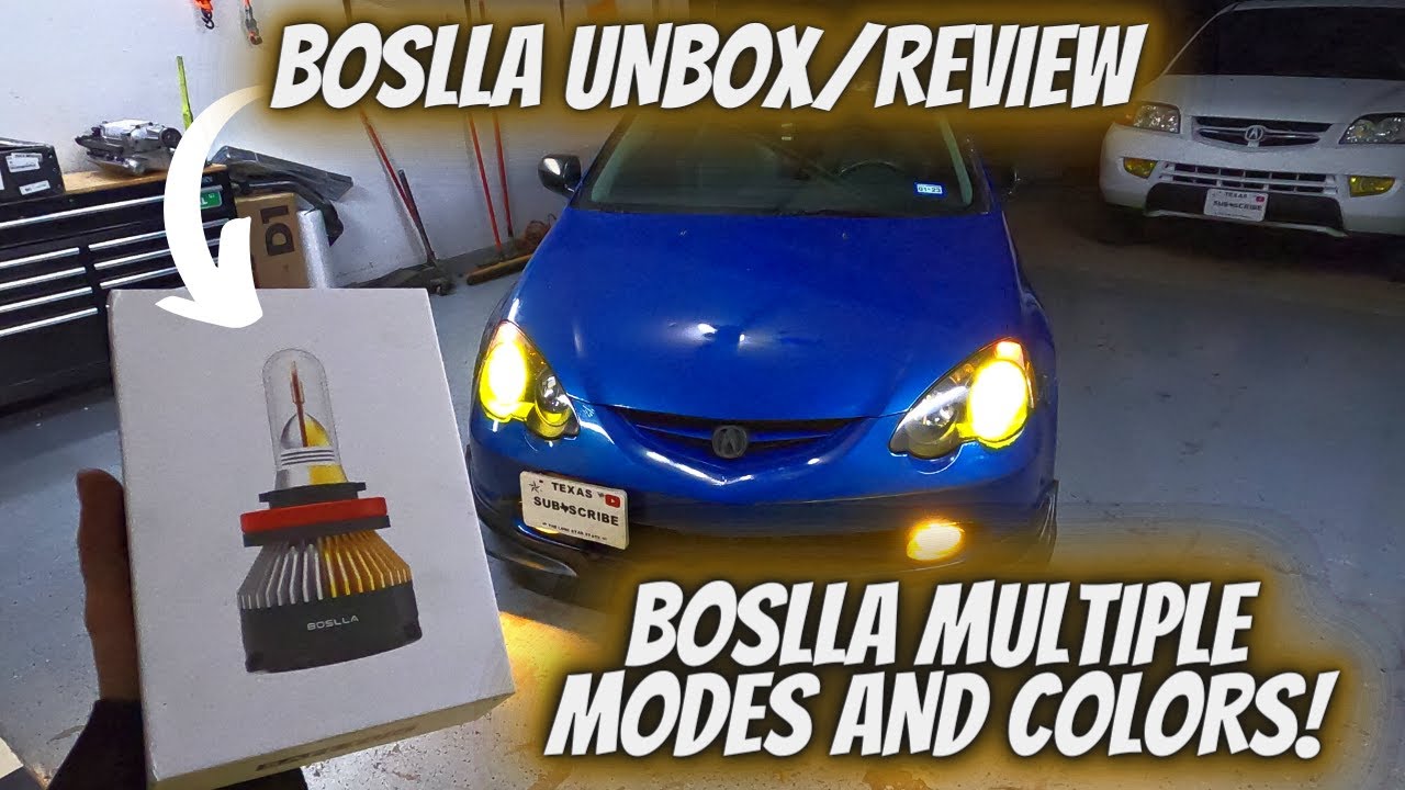 THE COOLEST LED HEADLIGHT BULBS ON THE MARKET| BOSLLA UNBOX/REVIEW ...