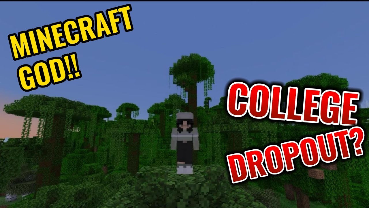 I dropped out of college to play Minecraft. - YouTube