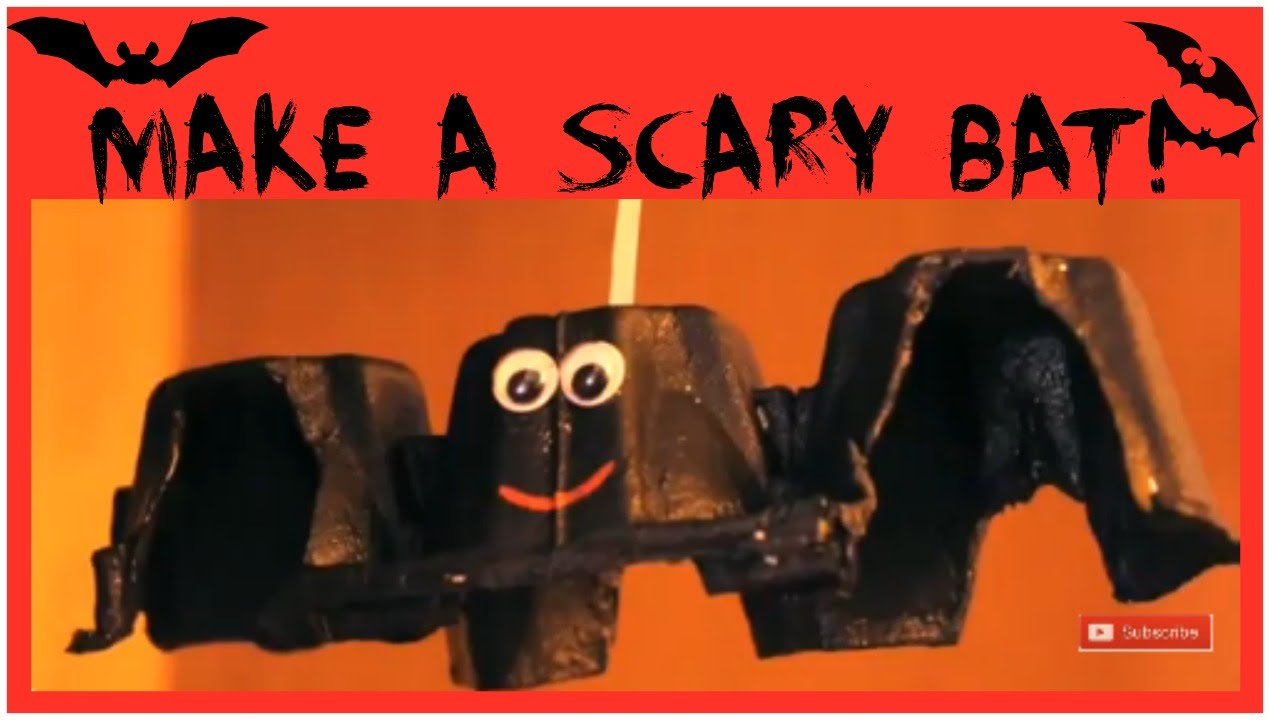 How to Make a Bat from Recycled Egg Carton, Recycle, Re-use! Fun Kids ...