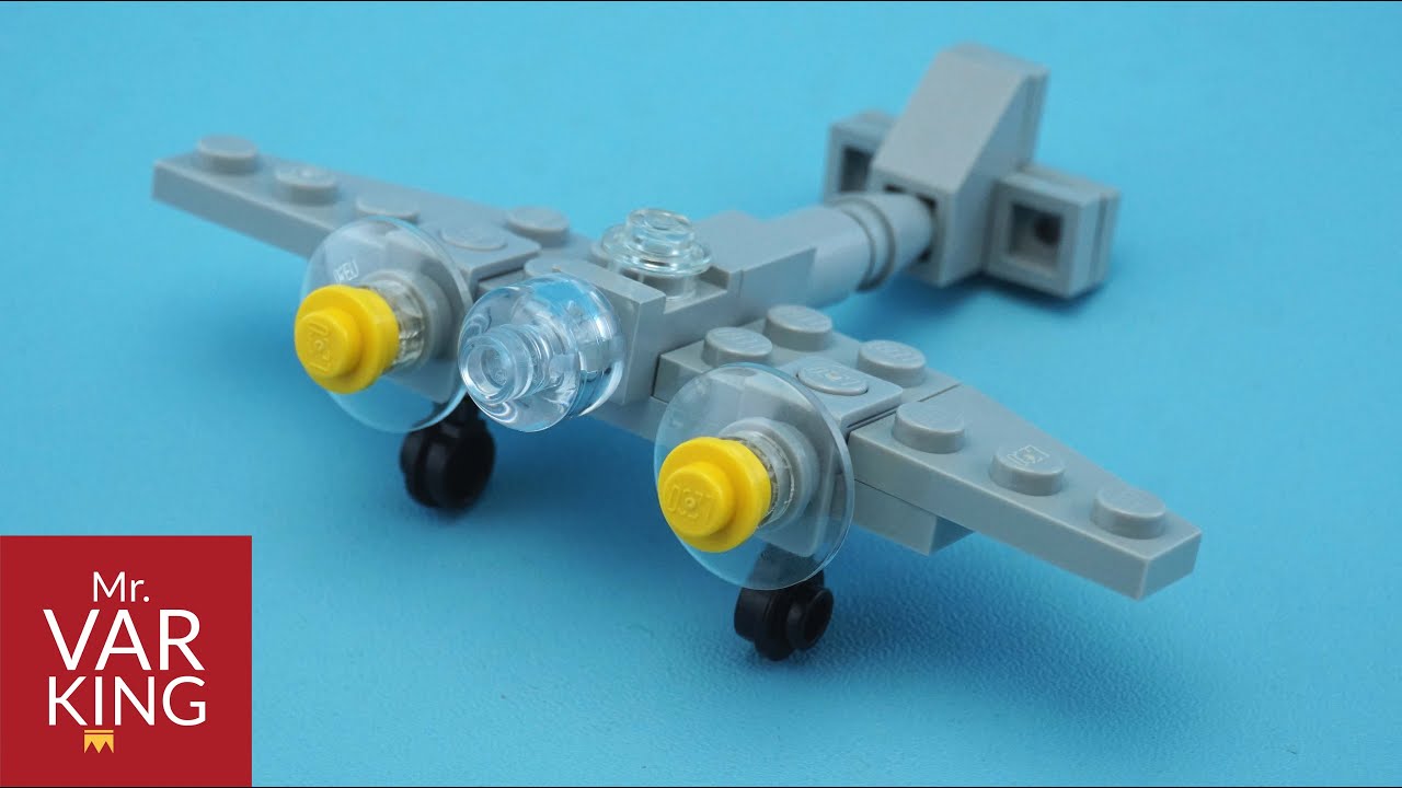 LEGO Tutorial Heinkel He 111 German WW2 Bomber - YouTube