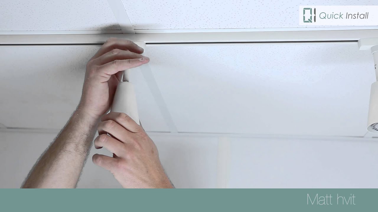 Qi LED 230V skinne - YouTube