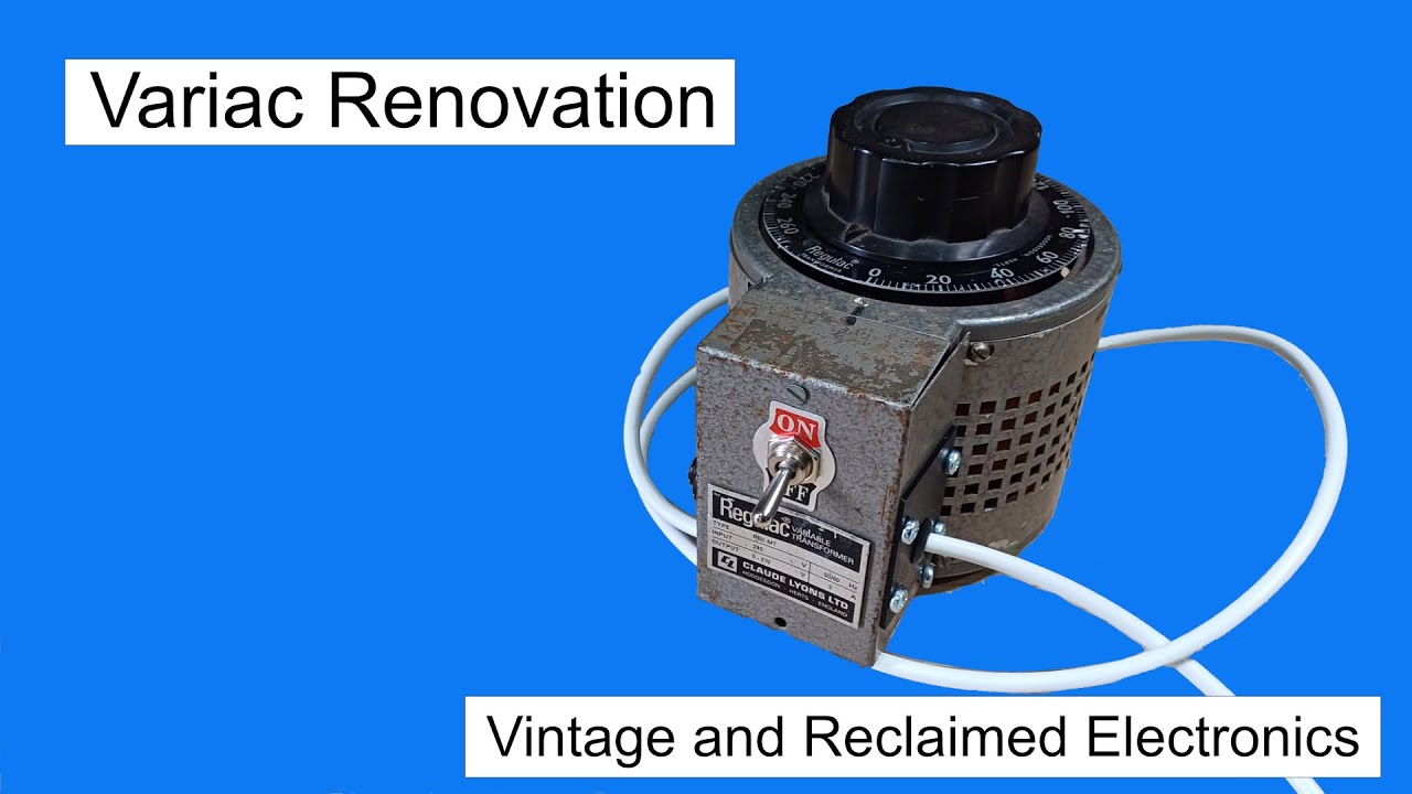 Claude Lyons Variac Restoration - YouTube