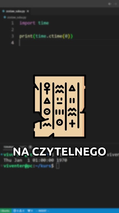 Data i Czas w Pythonie - moduł time w 30 sekund 🕕 | #python - YouTube