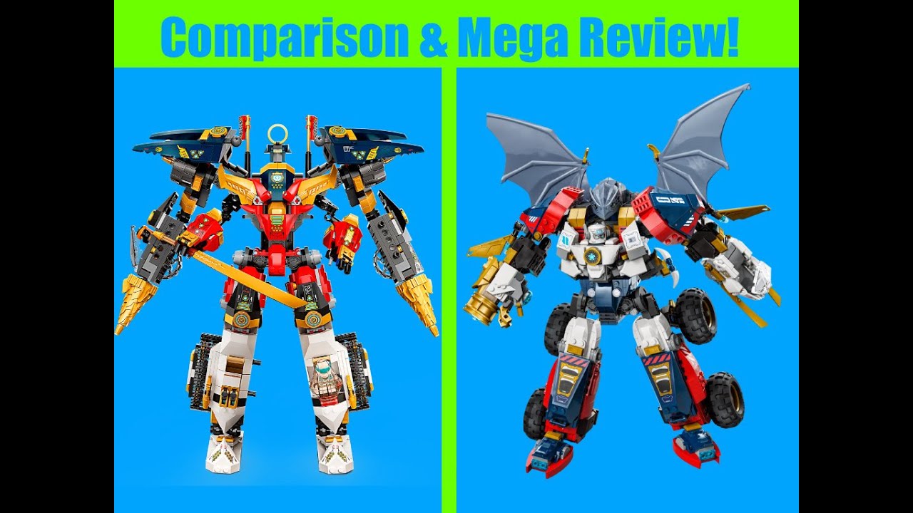 Ninjago Combo Mech Comparison & Mega Review! - YouTube