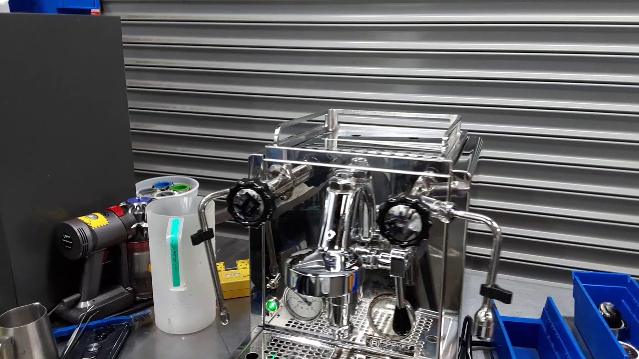 New Power switch - Rocket espresso milano r58 - 3750 test - YouTube