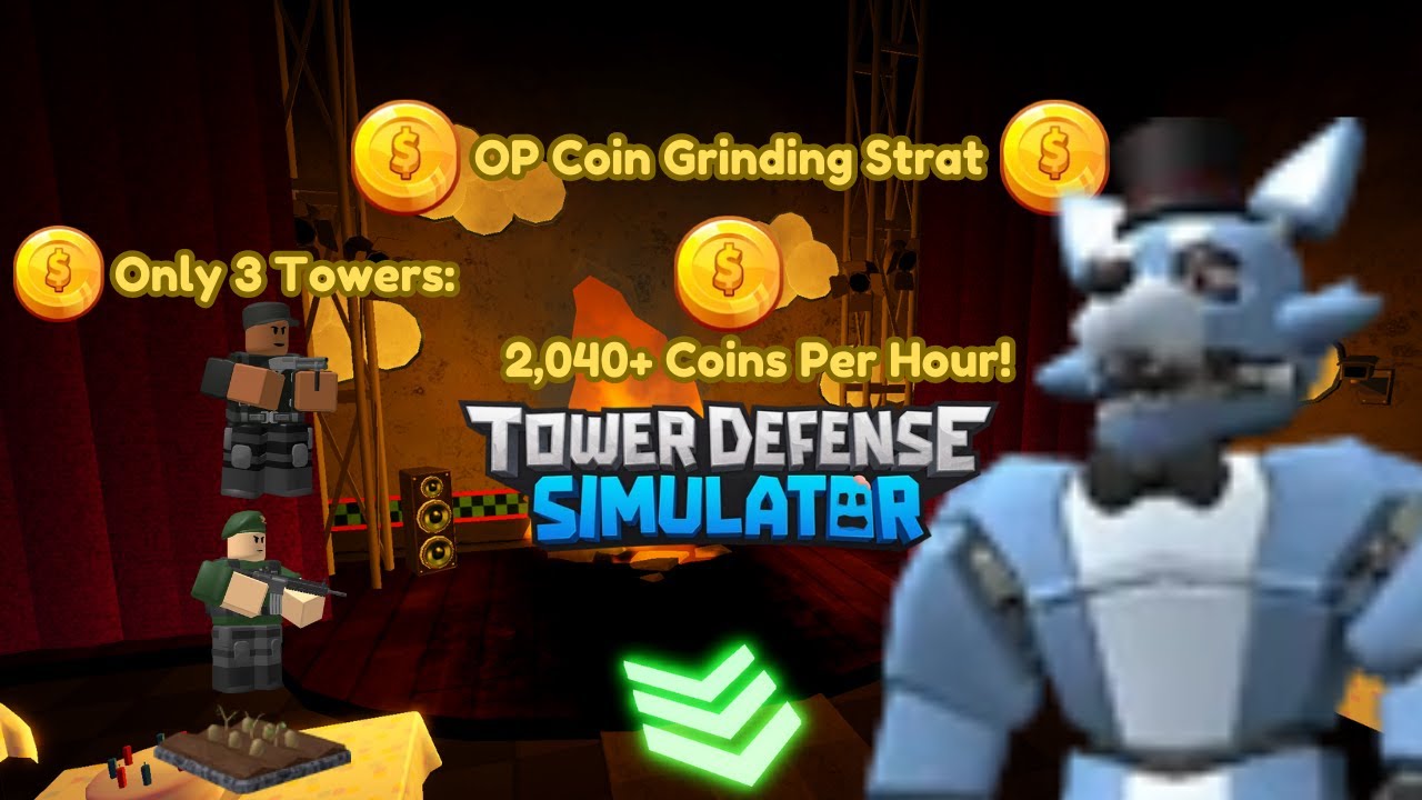 TDS Coin Grinding Strategy [2,040 Coins Per Hour] (Only 3 towers) - YouTube