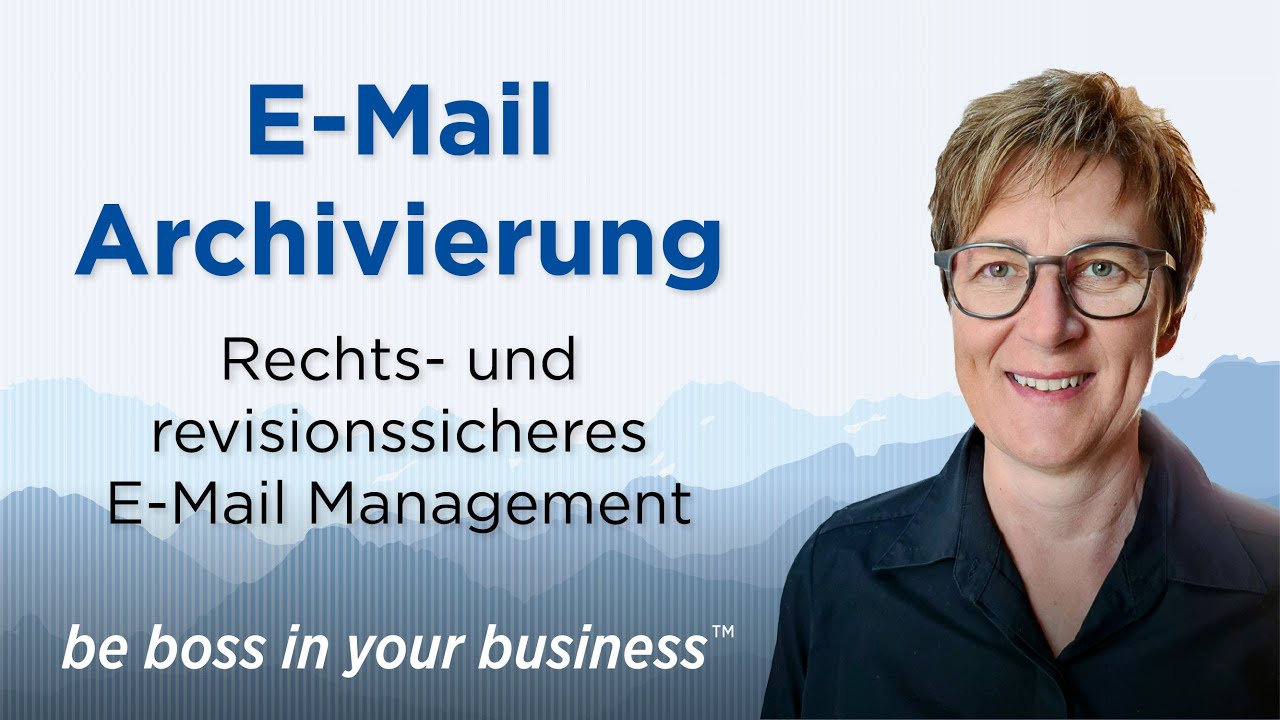 Vorstellung E-Mail Archivierung - YouTube