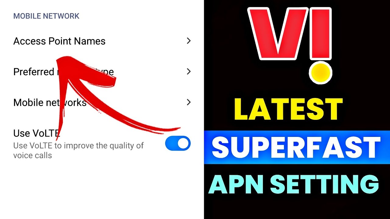 Vodafone APN Settings | Vodafone Idea New APN Setting for Fast Net | Vi ...