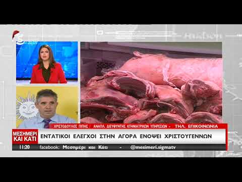 Κτηνιατρικες υπηρεσιες για ελέγχους τα Χριστούγεννα - YouTube