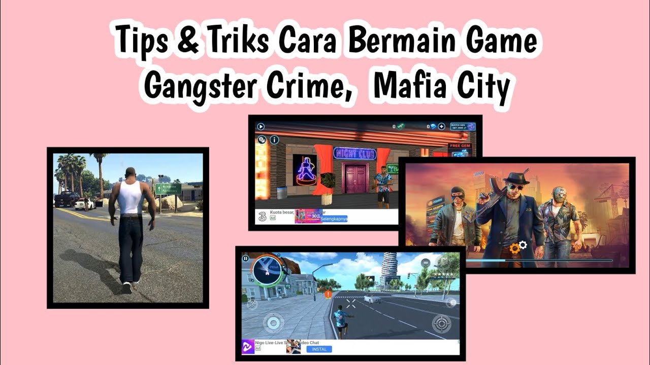 Tips & Triks Cara Bermain Game Gangster Crime, Mafia City - YouTube