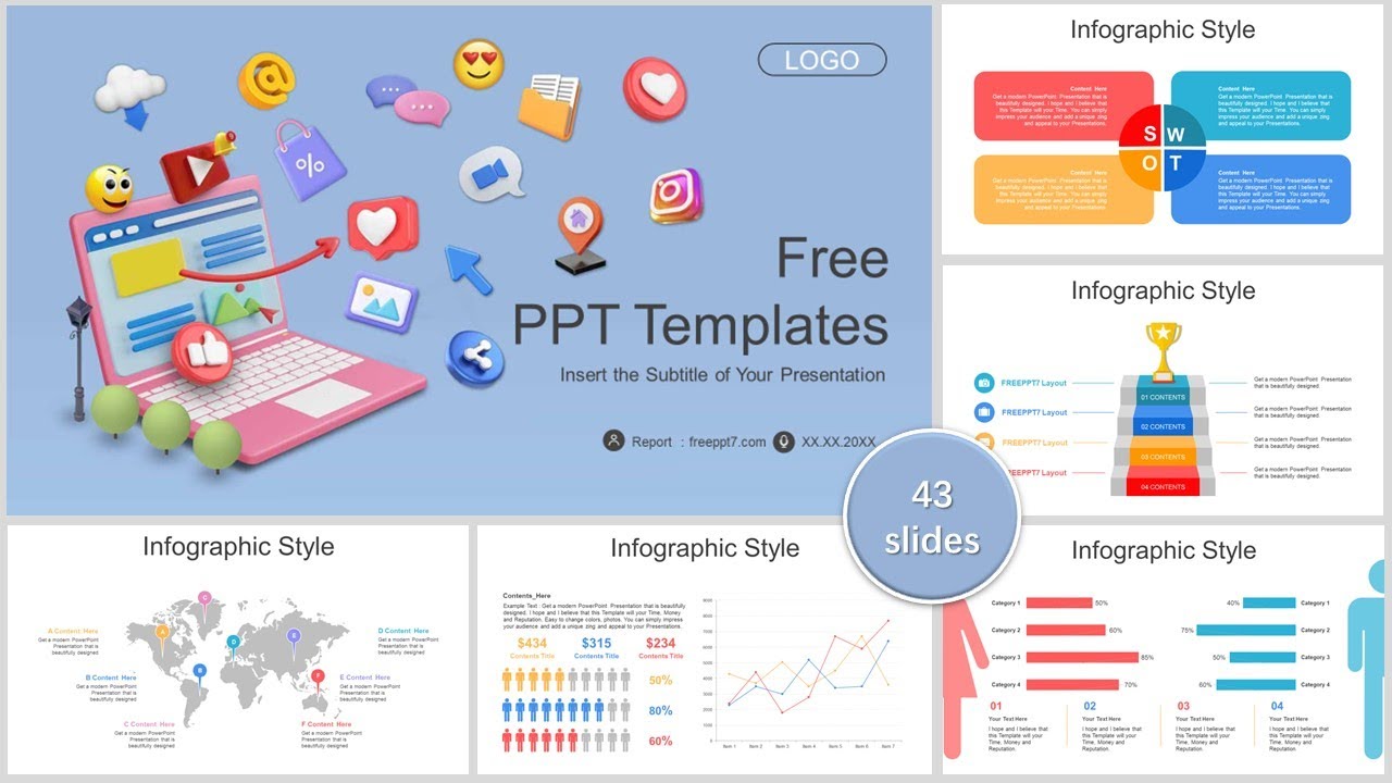 Great! Social Media Concept PowerPoint Templates | Free - YouTube