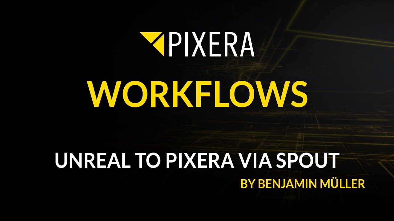 How to combine Unreal and Pixera via Spout - YouTube