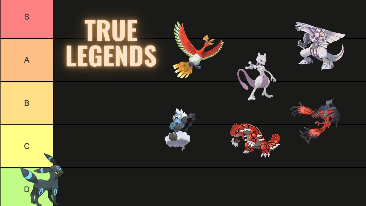 Ancient Legends of many (Crescent ranks Legendary/Mythical Pokemon ...