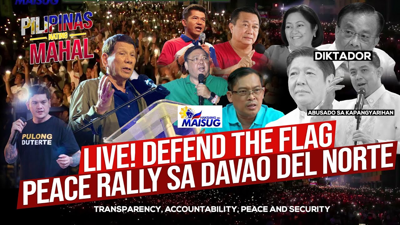 Abangan! DDS DEFEND THE FLAG RALLY SA TAGUM CITY, DAVAO DEL NORTE - YouTube