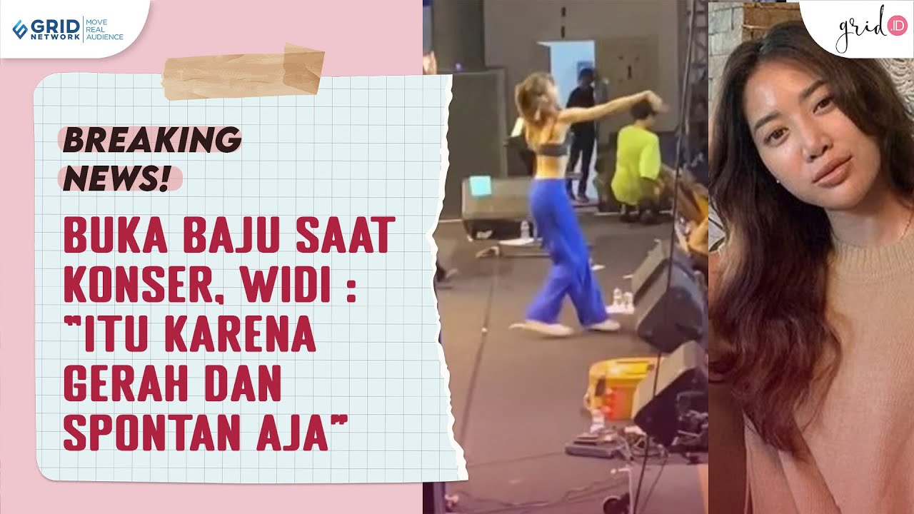 Widi Vierratale Klarifikasi Aksi Buka Baju Saat Manggung - YouTube