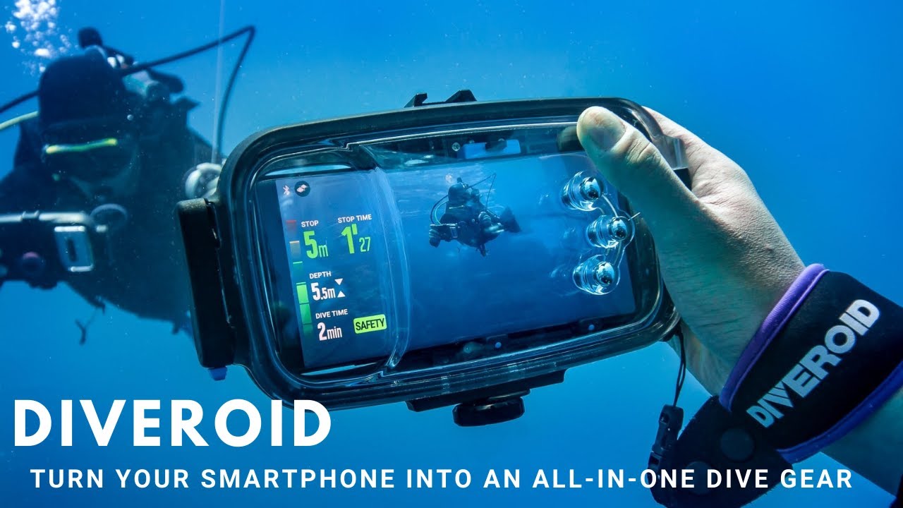 DIVEROID |Turn your smartphone into an All-in-one Dive gear - YouTube