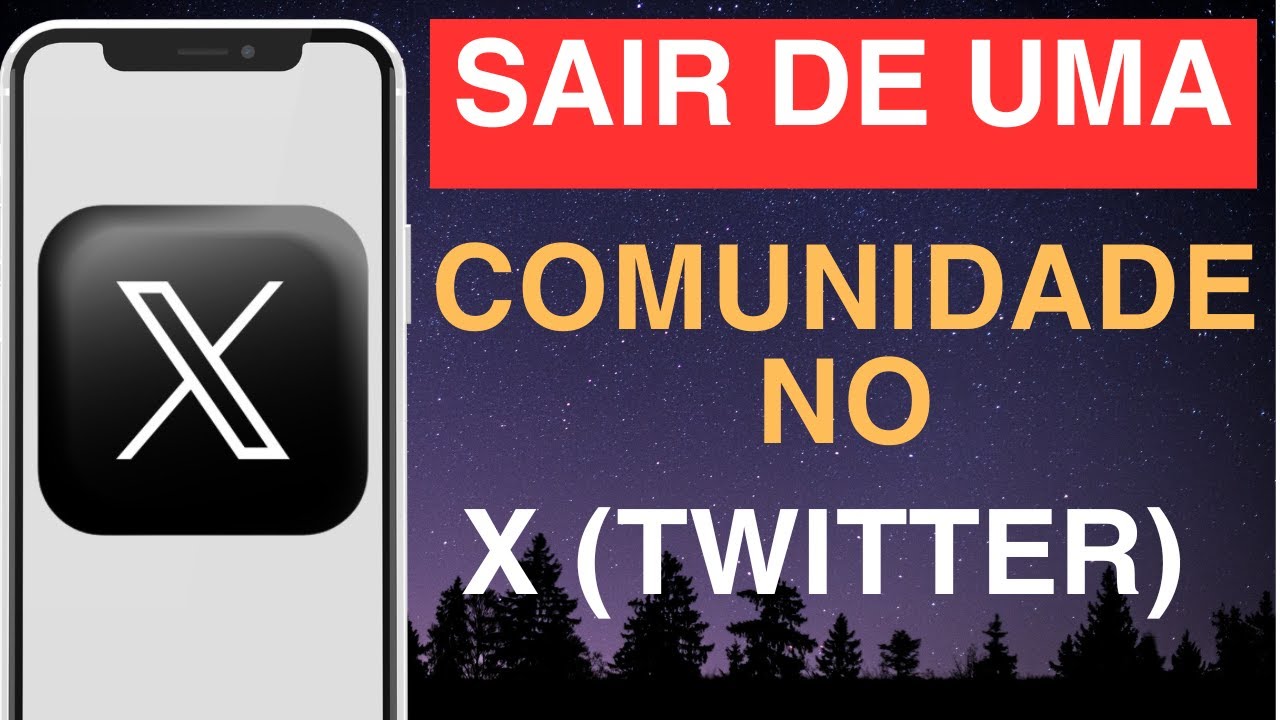 Como sair de uma comunidade no X Twitter - YouTube