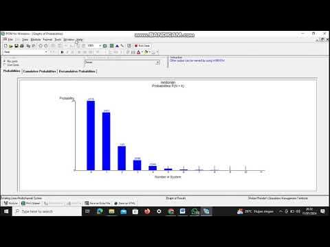 TUTORIAL APLIKASI POM QM FOR WINDOWS MODUL WAITING LINES - YouTube