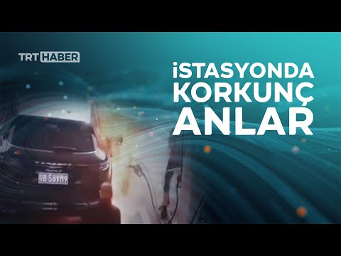 Çin'de bir adam akaryakıt pompasını ateşe verdi