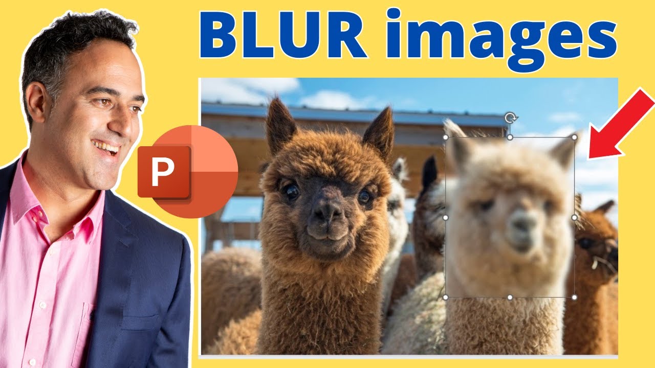 How to Easily Blur Images in PowerPoint - YouTube