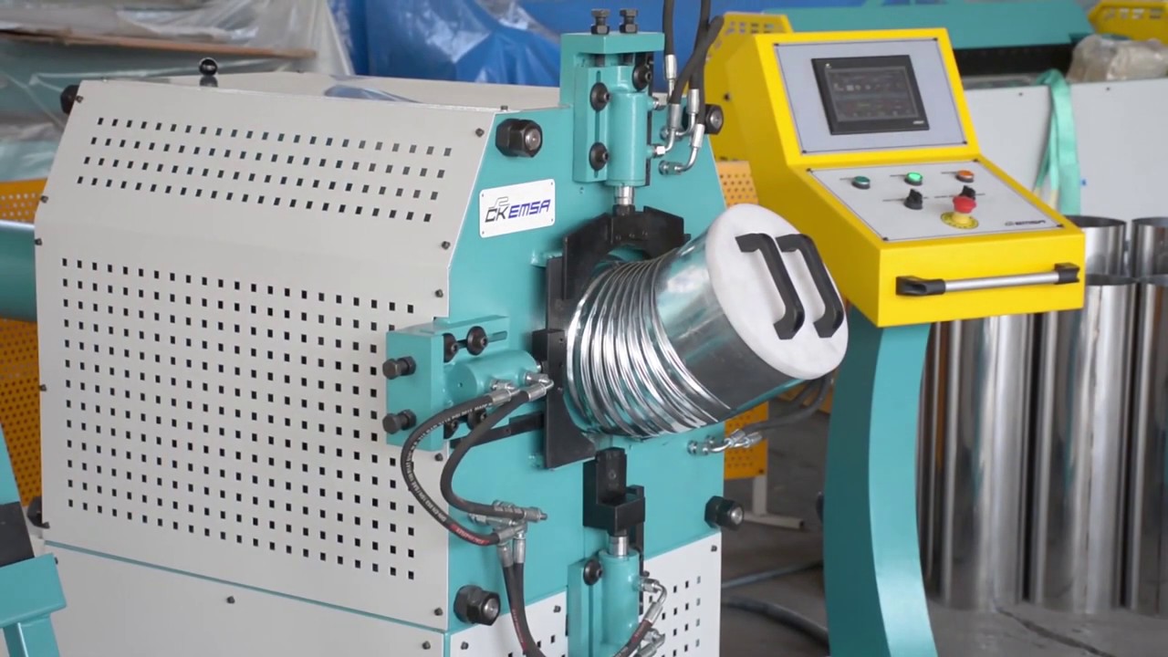 BDM 120 250 Elbow Machine (HVAC) - YouTube